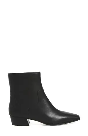 Vince Camuto Pertula Leather Bootie - Black