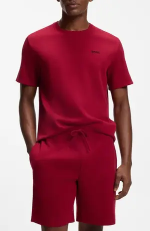BOSS Waffle T-shirt - Medium Red