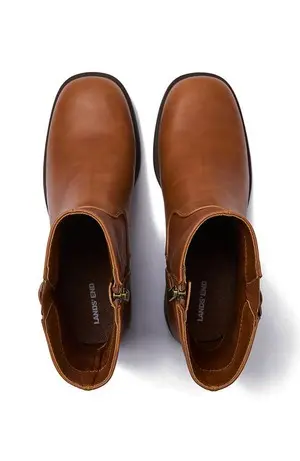 LANDS' END All Weather Heeled Boots - Tan