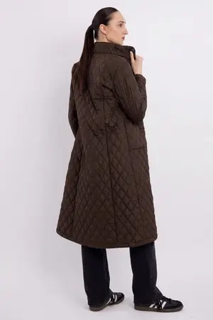 OROLAY Barnform Long Lightweight Trench Jacket - Coffee