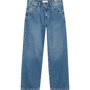 PACSUN Aldin Ii Baggy Straight Leg Jeans - Medium Indigo