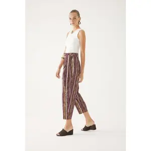 EXQUISE Print Pants - Multicolor