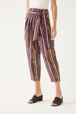 EXQUISE Print Pants - Multicolor