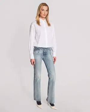THEO THE LABEL Rhapso Blousant Shirt - White