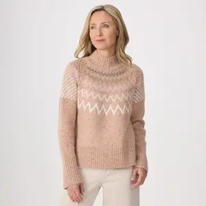 Krimson Klover Lara Mock Neck - Rosé