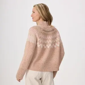 Krimson Klover Lara Mock Neck - Rosé