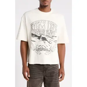 PACSUN Deal Cotton Graphic T-shirt - Beige