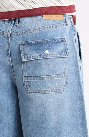 PACSUN Paulie Ii Extreme Baggy Denim Shorts