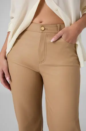 MARCIANO Cecilia Faux Leather Five Pocket Pants