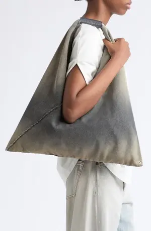 MAISON MARGIELA Classic Japanese Faux Leather Tote - Black
