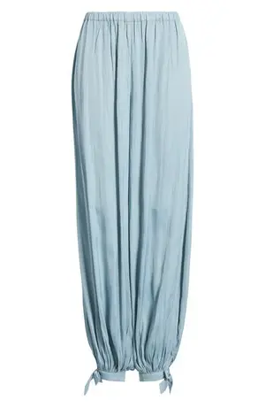 Deluc Poison Satin Balloon Pants Silver