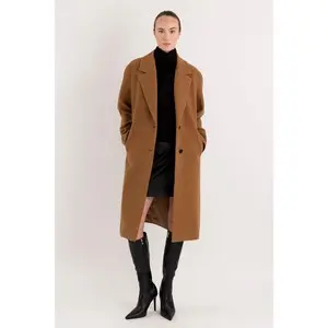 OROLAY Maxi Wool Coat - Camel