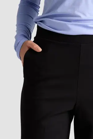 RESIDUS Leia High Waist Wide Leg Trousers - Midnight