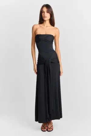 SASHA THERESE Elodie Maxi Dress - Black