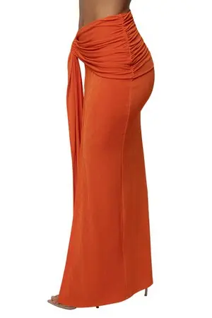 JLUXLABEL Muse Draped Maxi Skirt