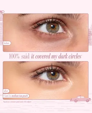 TARTE COSMETICS 2-piece Face Card Never Declines Cc Undereye & Brush Set