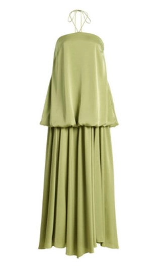 SIRAPOP Specialorder-exclusive Valerie Satin Dress - Green