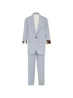 Brunello Cucinelli Single-breasted Suit - Blue