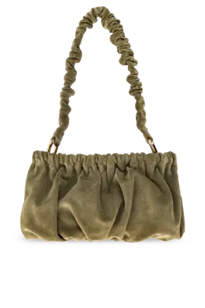 Marni Suede Shoulder Bag With Gathered Detailing