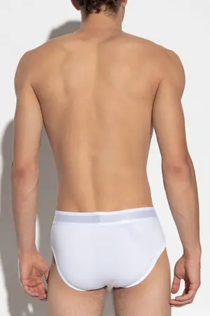 Emporio Armani Cotton Briefs With Logo