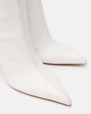 Steve Madden Mackena Ankle Booties - White