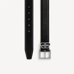 Balenciaga Bb Loop Belt - Black