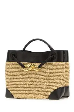 Bottega Veneta Raffia Small Andiamo Handbag