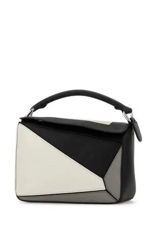 Loewe Leather Small Puzzle Handbag - Multicolor