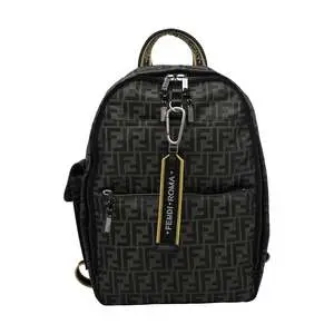 Fendi Climb Backpack In Ff Canvas - Gray