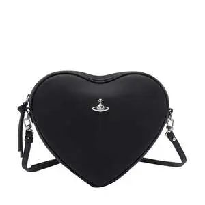 VIVIENNE WESTWOOD Alexa Heart Crossbody Bag - Black