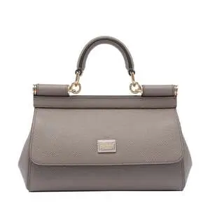 Dolce & Gabbana Small Sicily Handbag - Cream