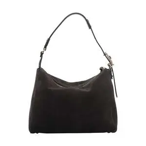 Etro Medium Suede Rosette Shoulder Bag