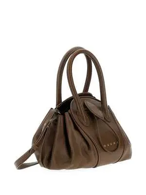 Marni Tulipa Small Leather Handbag