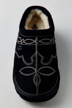 UGG Tasman Western Slippers - Black