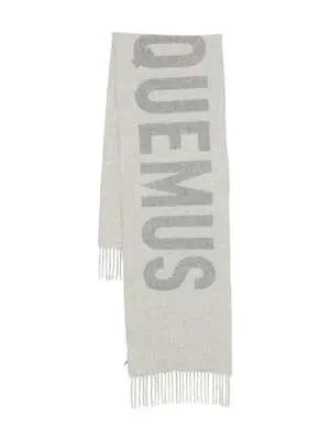 Jacquemus L`écharpe Scarf - Gray