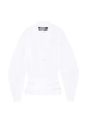 Jacquemus Colombe V-neck Blouse - White