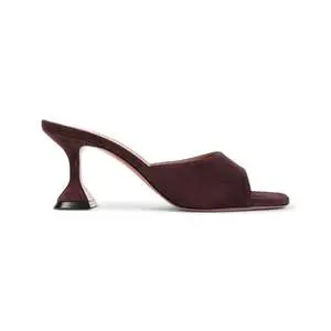 Amina Muaddi Lupita 70 Slippers - Red
