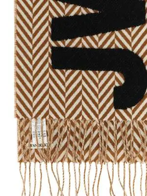 JW Anderson J.w.anderson 'herringbone Logo' Scarf