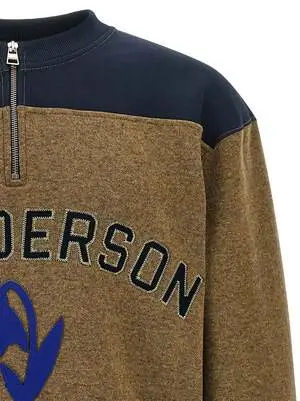 JW Anderson J.w.anderson Half-zip Sweatshirt - Multicolor