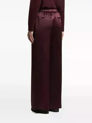 Peserico Satin-finish Wide-leg Trousers
