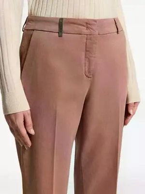 Peserico Pressed-crease Turned-up Trousers