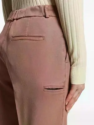 Peserico Pressed-crease Turned-up Trousers