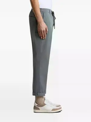 Peserico Drawstring Turn-up Trousers