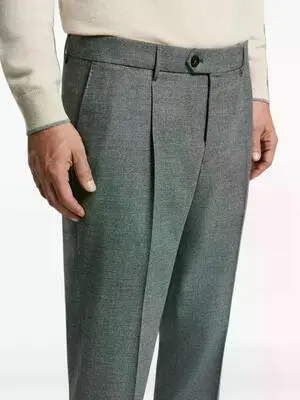 Peserico Pleated Turn-up Trousers