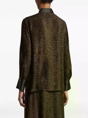 Peserico Textured-finish Long-sleeve Shirt