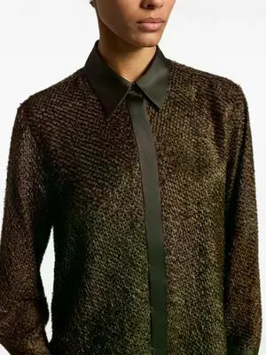 Peserico Textured-finish Long-sleeve Shirt