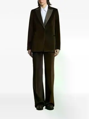 Peserico Peak-lapel Blazer - Brown