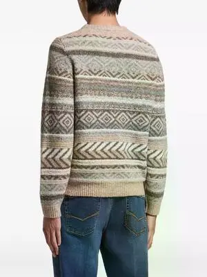 Peserico Fair Isle-knit Sweater
