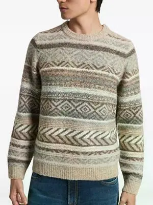 Peserico Fair Isle-knit Sweater