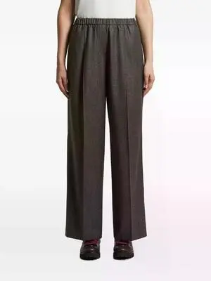 Peserico Elasticated-waistband Pleated Trousers - Grey